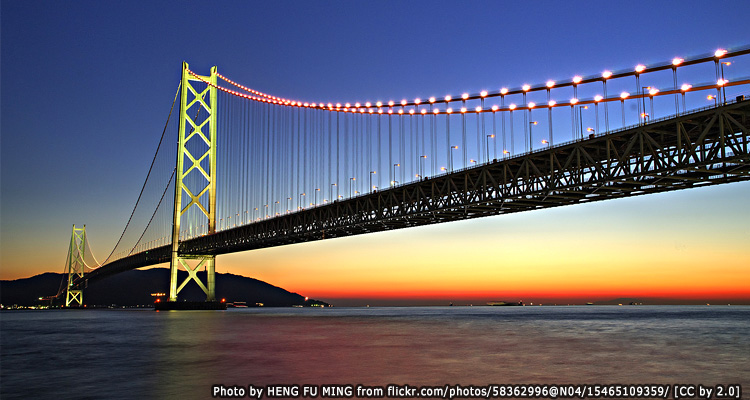 สะพานอะคาชิไคเคียว Akashi Kaikyo Bridge｜เว็บไซต์ท่องเที่ยวญี่ปุ่นสำหรับ ...