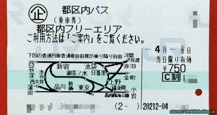 ตั๋วรถไฟโทคุไน Tokyo Metropolitan District Pass (Tokunai Pass)｜เว็บไซต์ ...